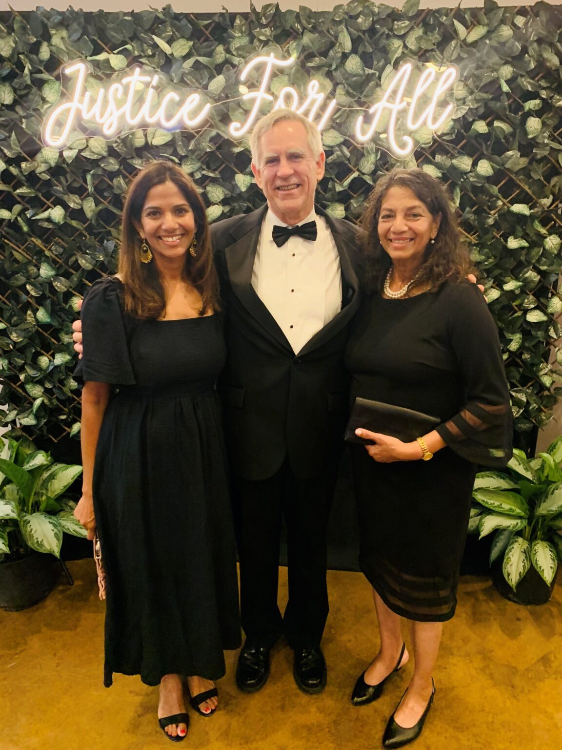 Vanessa D’Souza and Seth Nehrbass with Vanessa’s Mom, Judge Bernadette ...